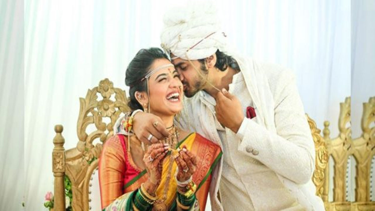 Hruta Durgule And Prateek Shah Marriage | शुभ मंगल सावधान ! मराठमोळ्या ...