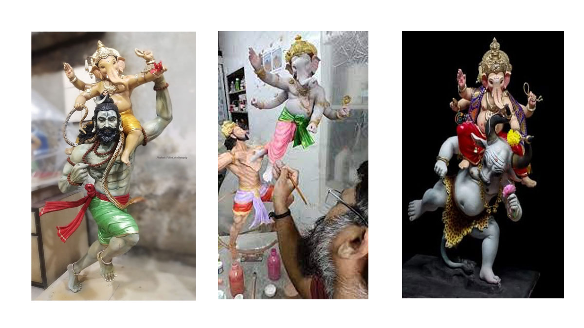कठोर सराव आणि परिश्रमातून उभा राहिला ‘बॅलेन्सींग गणपती’चा नवा अविष्कार ...