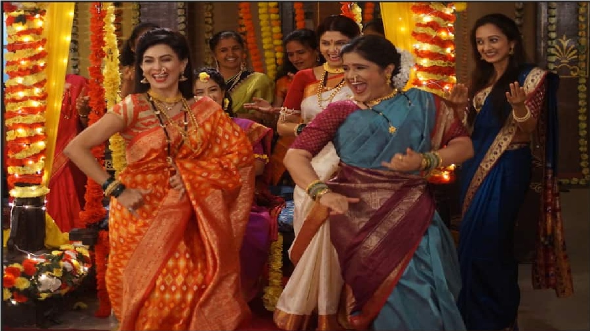 गौरीच्या डोहाळे जेवणात देवकी शालिनीचा धम्माल डान्स; पहा खास फोटोज | Navarashtra